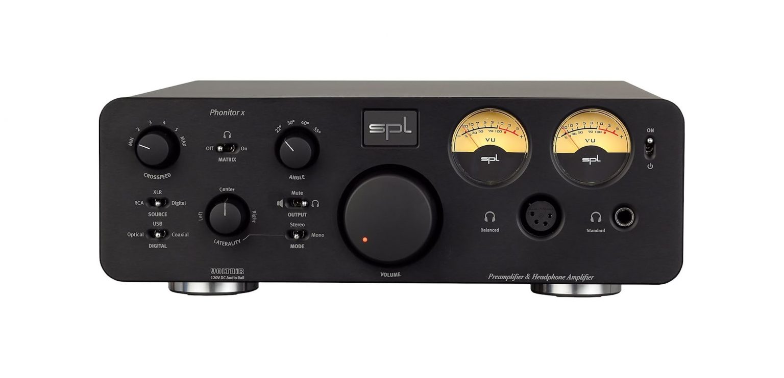 SPL Phonitor X Headphone Amplifier & Preamplifier - Black