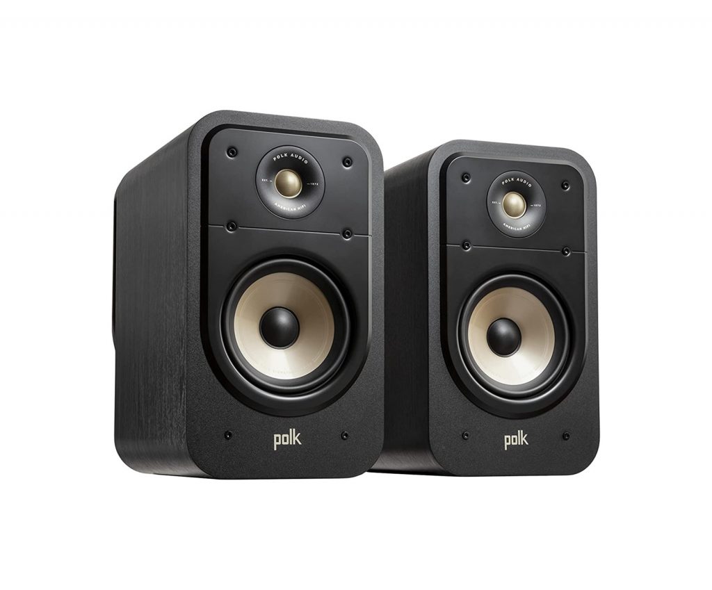 Polk Audio Signature Elite ES20 Bookshelf Speakers - Black, (Pair)
