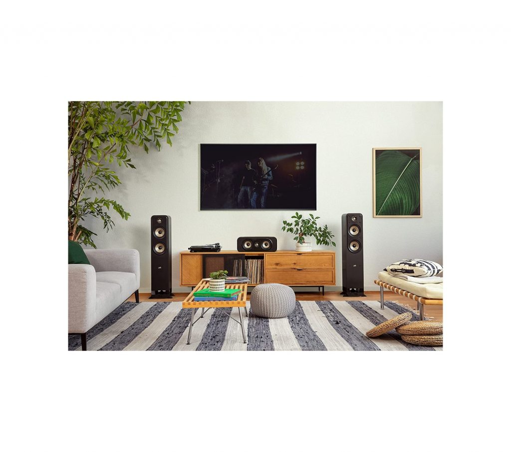 Polk Audio Signature Elite ES30 Center Channel Speaker - Black, (Each)
