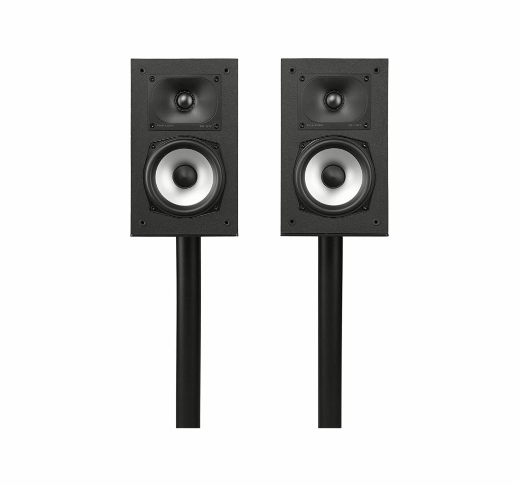 Polk Audio Monitor XT15 High-Resolution Bookshelf Speakers - Black