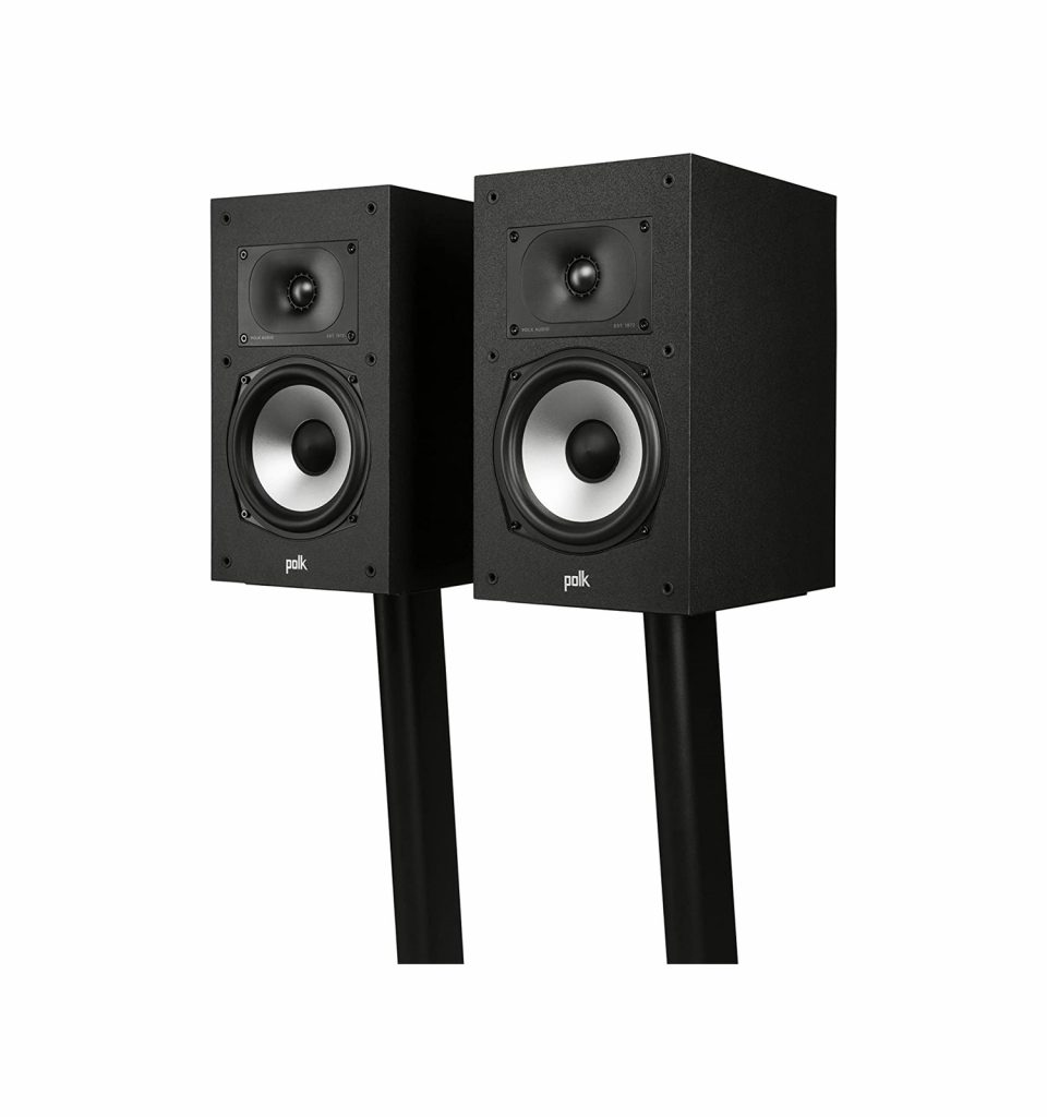 Polk Monitor XT20 High-Resolution Bookshelf Loudspeakers - Black (Pair)
