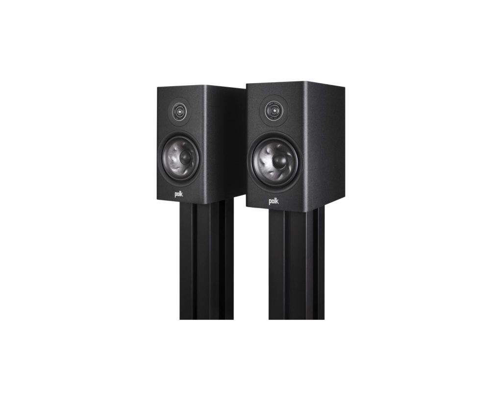 Polk Audio Reserve R200 Bookshelf Speakers, Midnight Black, (Pair)