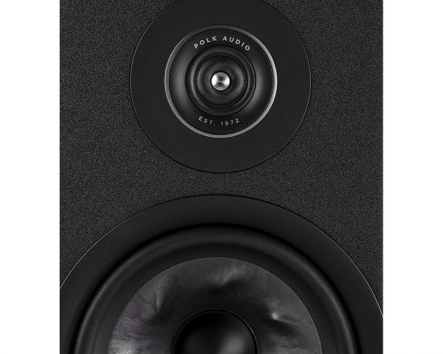 Polk Audio Reserve R200 Bookshelf Speakers, Midnight Black, (Pair)