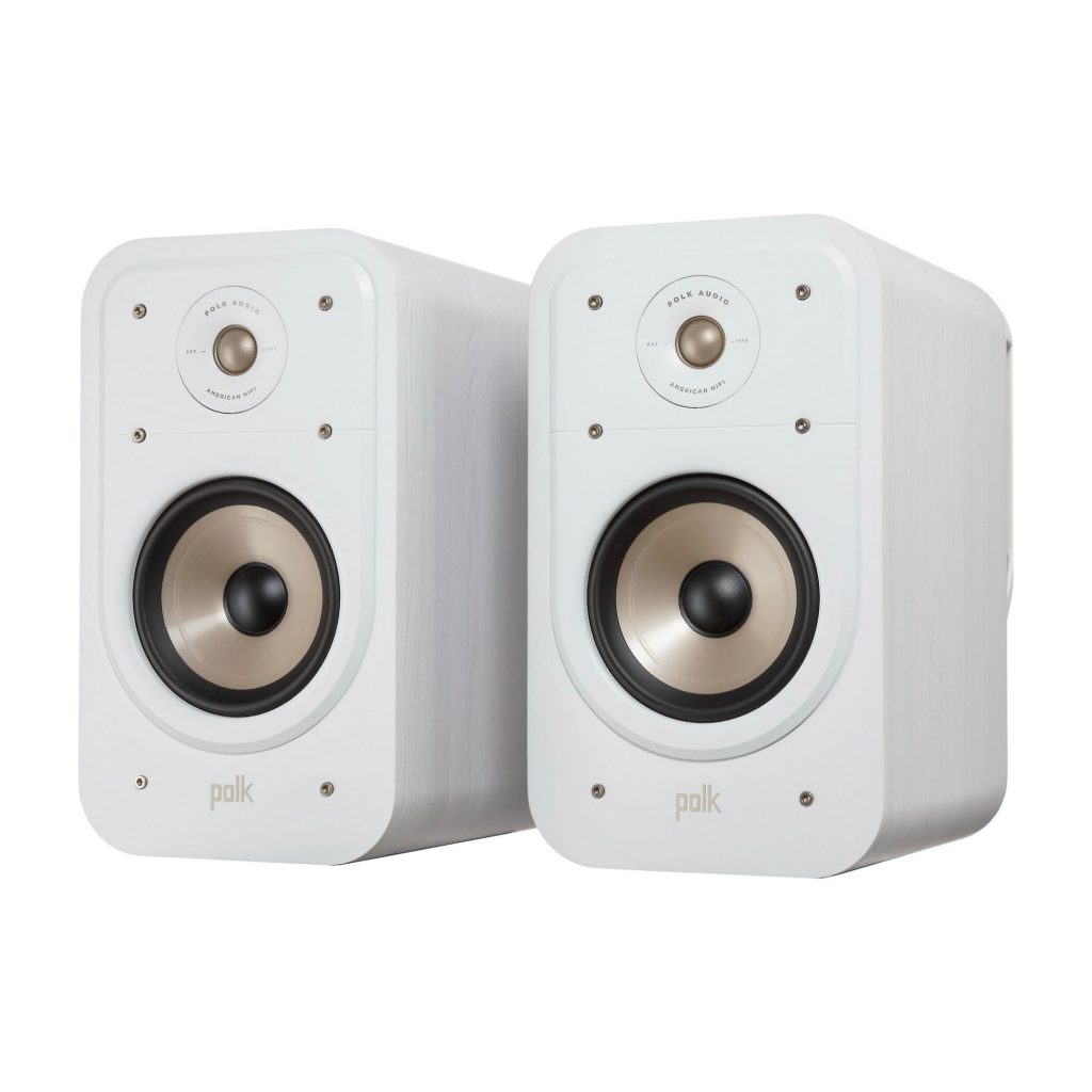 Polk Audio Signature Elite ES20 Bookshelf Speakers - White, (Pair)