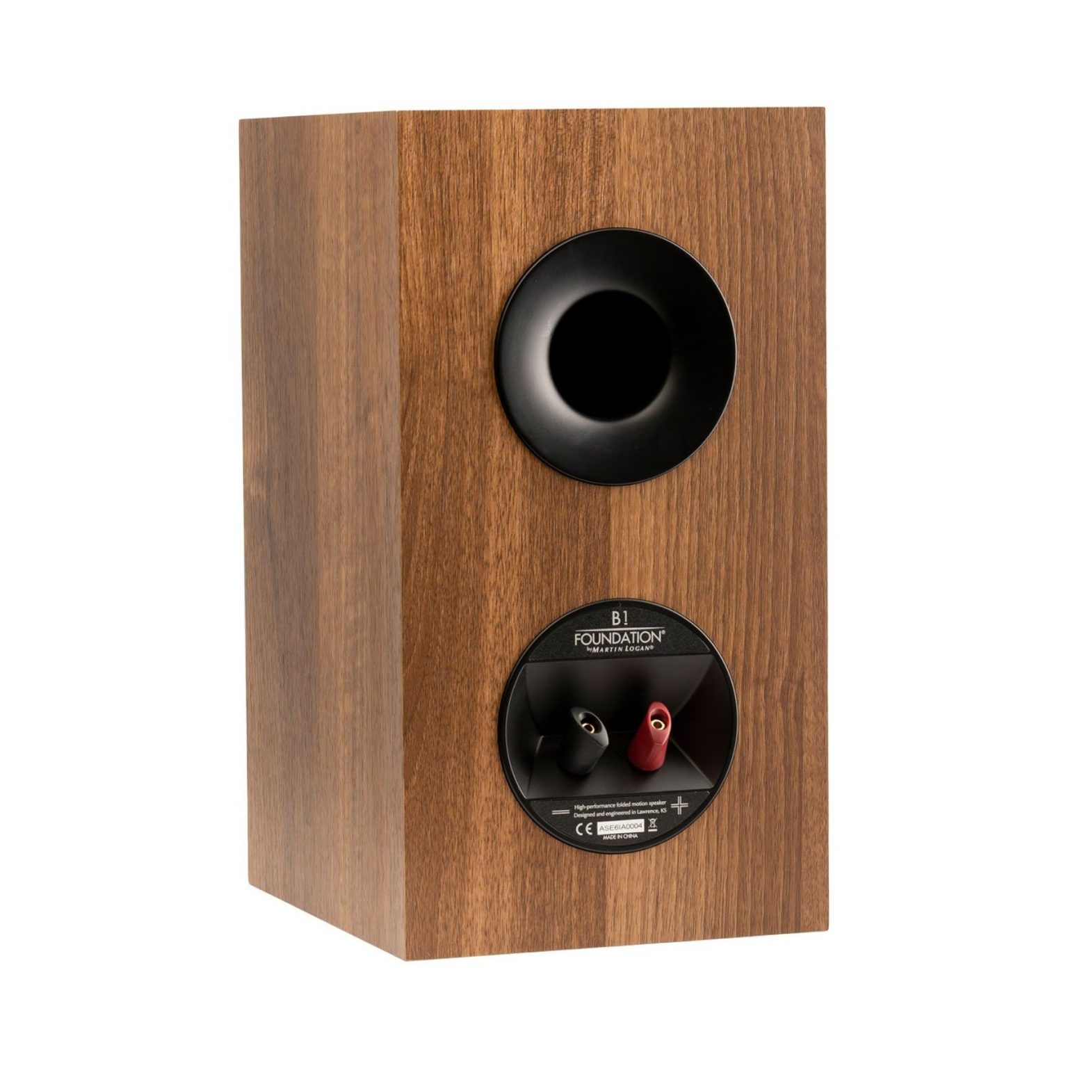 MartinLogan Motion Foundation B1 Bookshelf Speaker, Walnut, Each ...
