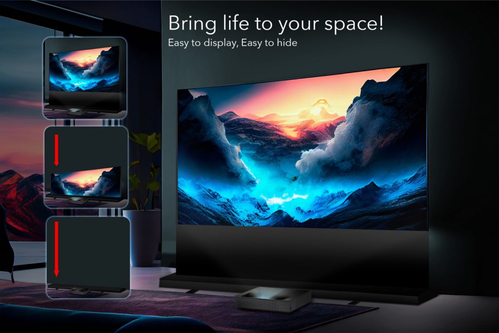 AWOL Vision LTV-3500 Pro 4K Projector and EluneVision Aurora 8K Floor ...