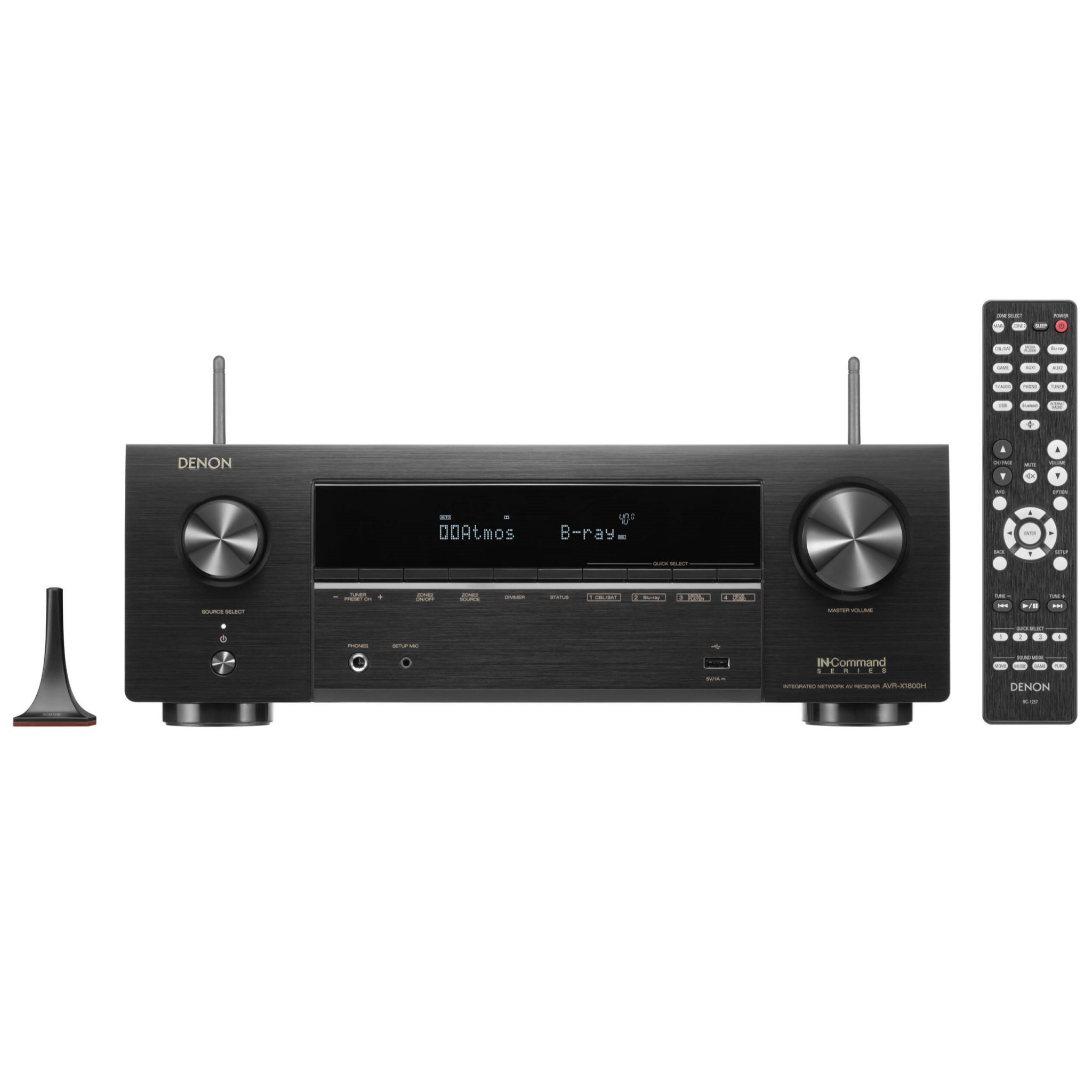 Denon X-Series AVR-X1800H 8K HDMI 7.2-Channel Network A/V Receiver