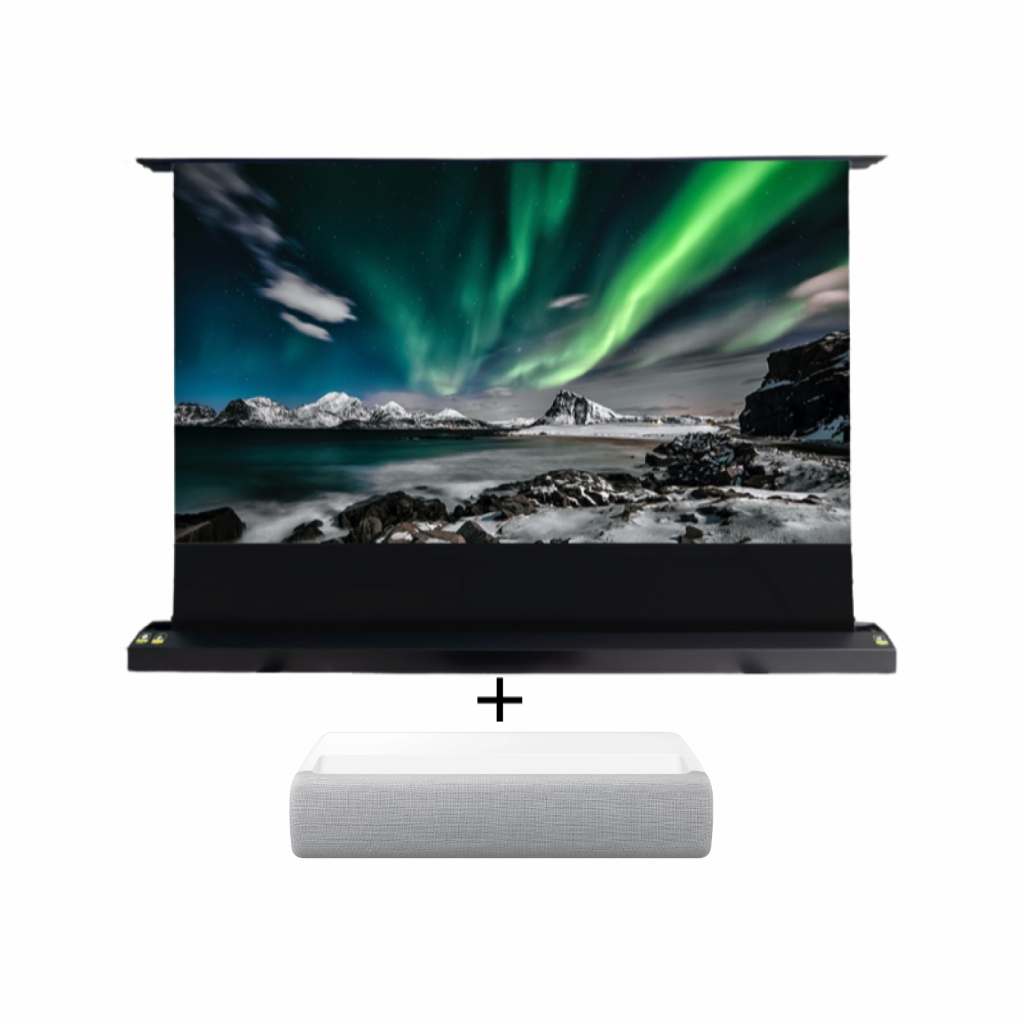 Samsung LSP9T 4K UST Projector and EluneVision Aurora 8K Floor Rising ...