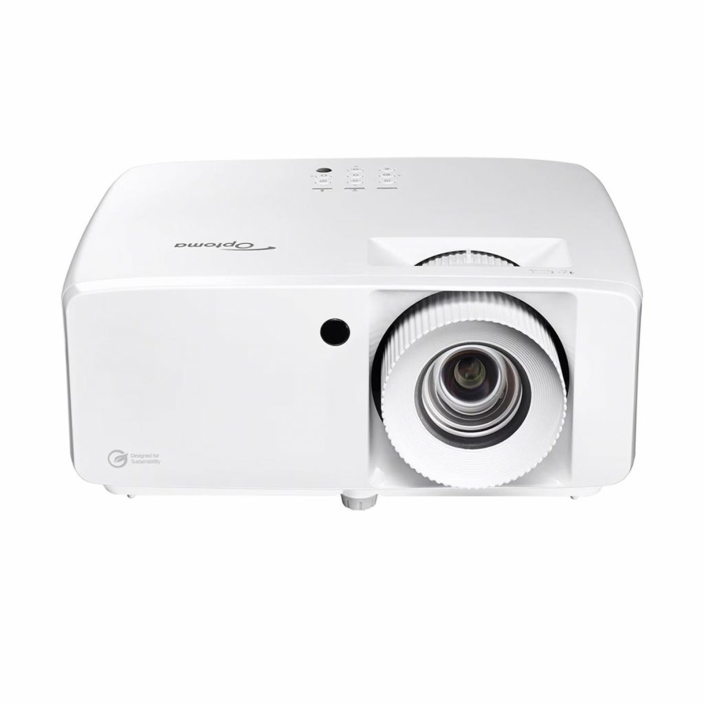 Optoma UHZ66 High Brightness 4K UHD Laser Projector, White