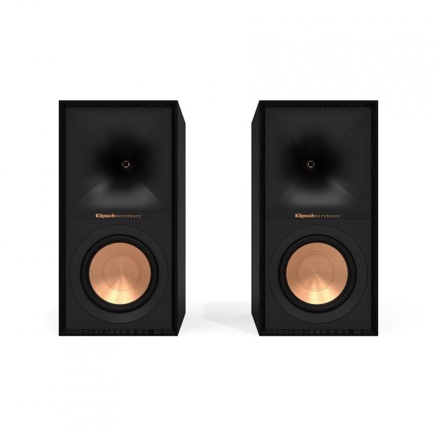 Klipsch R-50M Two Way Bookshelf Speakers, Black - Eastporters Audio Video
