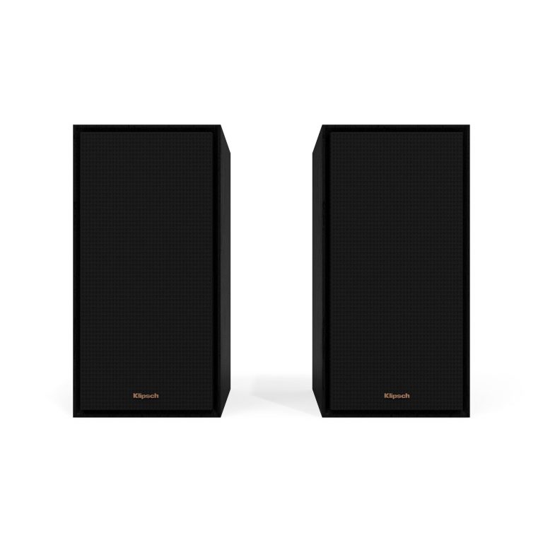 Klipsch R-50M Two Way Bookshelf Speakers, Black - Eastporters Audio Video